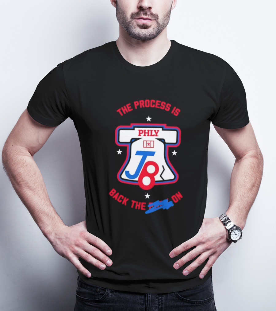 PHLY The Process Is Back Jalen Brunson Philadelphia 76ers T-Shirt