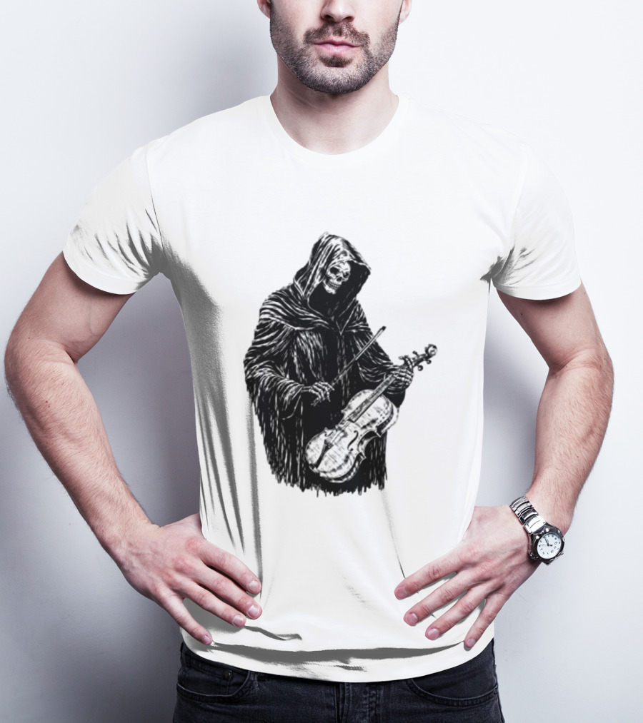 Avenged Sevenfold A7X North American Tour 2026 At Peace Tour Dates Grim Reaper Playing Violin T-Shirt