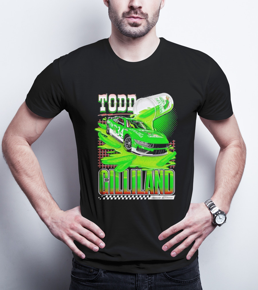 Todd Gilliland NASCAR 34 Pickle Juice Racing Car Victory 2026 T-Shirt