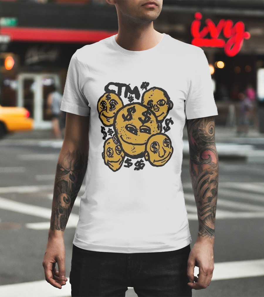 CTM Money Faces Dollar Sign Expressions T-Shirt