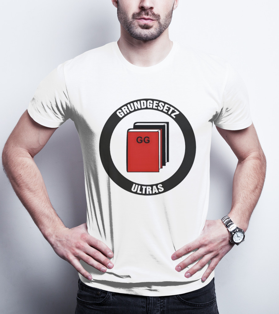 Grundgesetz Ultras GG Book Emblem German Constitution T-Shirt