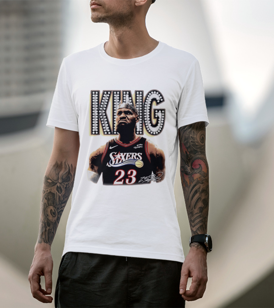 Philadelphia 76ers King James 23 Game Changer T-Shirt