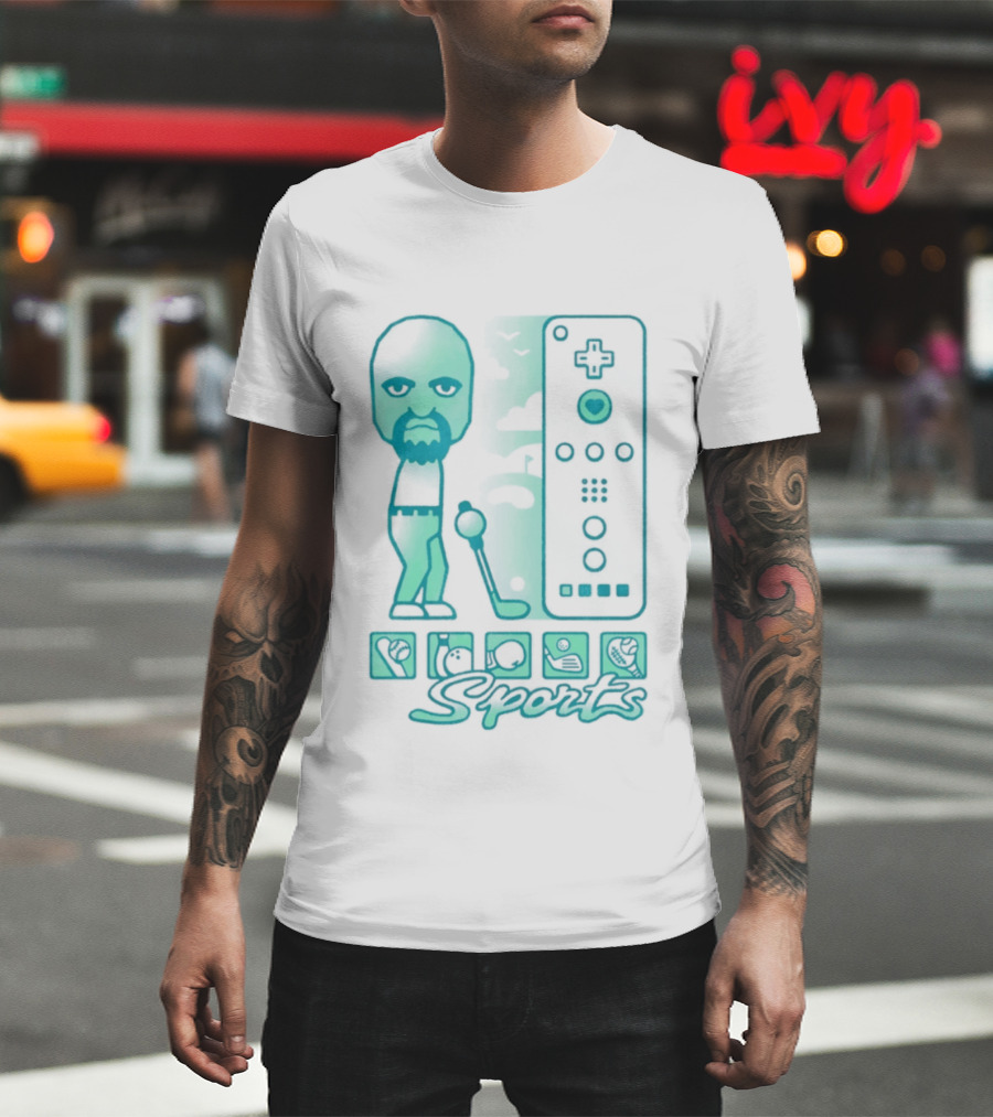 Wii Sports Matt Iconic Character Mii Brawler Bowling Champion T-Shirt