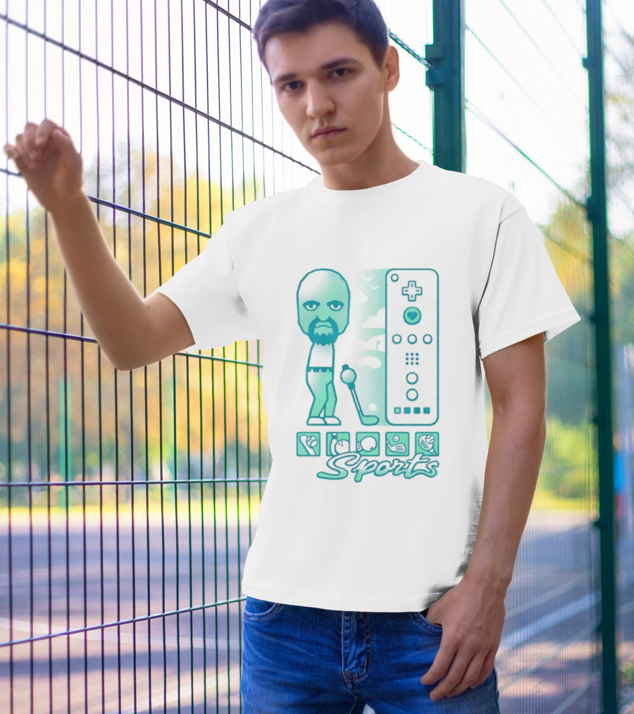 Wii Sports Matt Iconic Character Mii Brawler Bowling Champion T-Shirt
