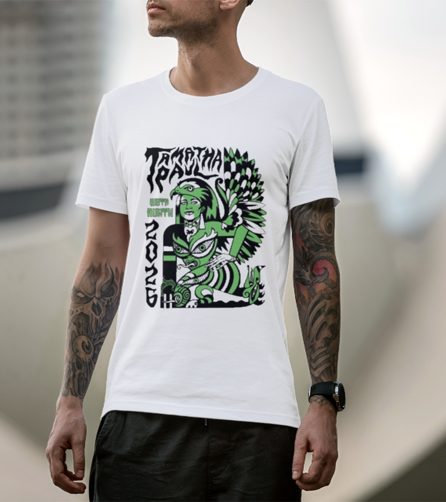 Xoe Hall X Tamatha Paul 2026 Te Atatu Whero Kakapo T-Shirt