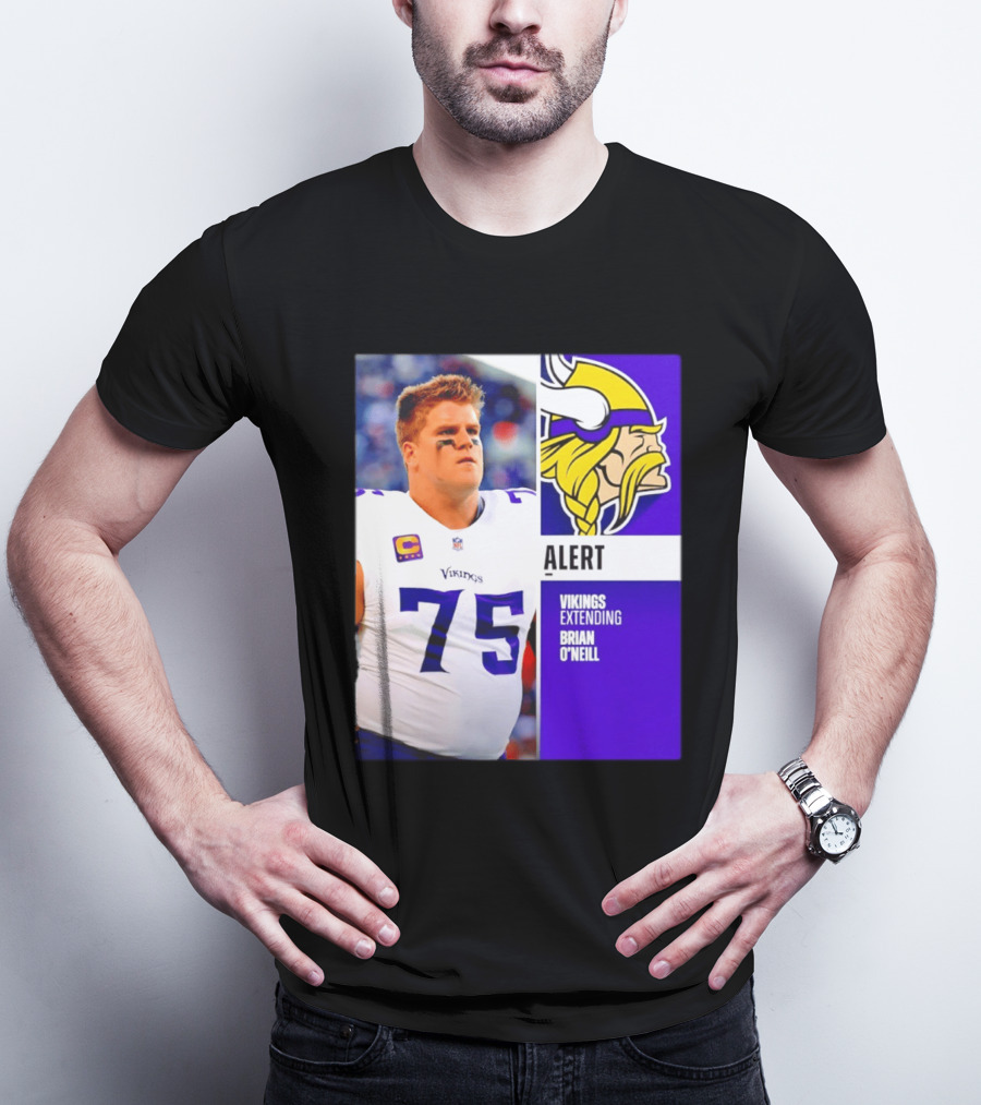 Alert Vikings Extending Brian O'Neill 75 T-Shirt