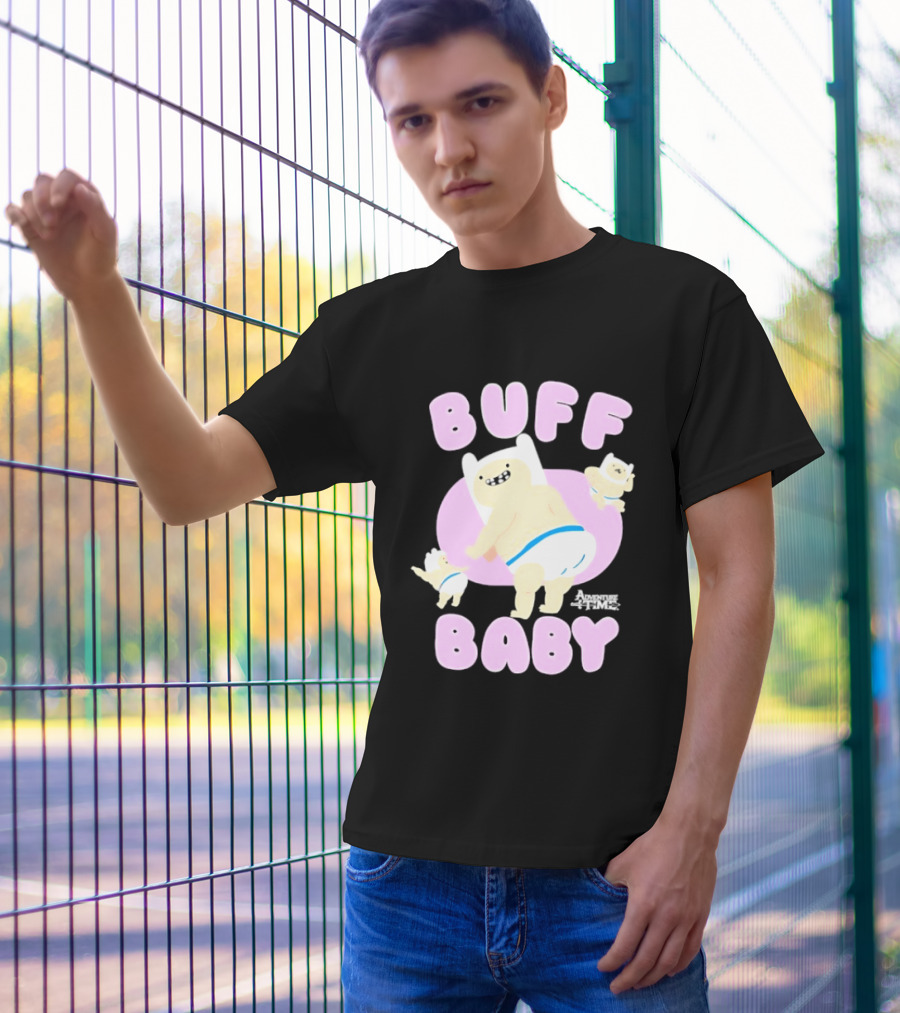 Buff Baby Adventure Time Finn The Human Dancing Babies T-Shirt