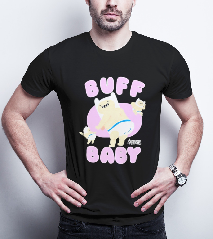 Buff Baby Adventure Time Finn The Human Dancing Babies T-Shirt