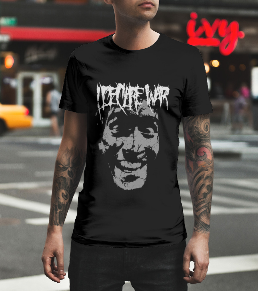 Merchnow Store Shop Groovy Black Ice Nine Kills Face T-Shirt