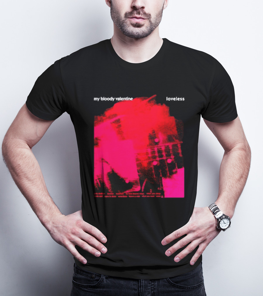 My Bloody Valentine Loveless Album Cover Classic Shoegaze Music Fan Favorite T-Shirt