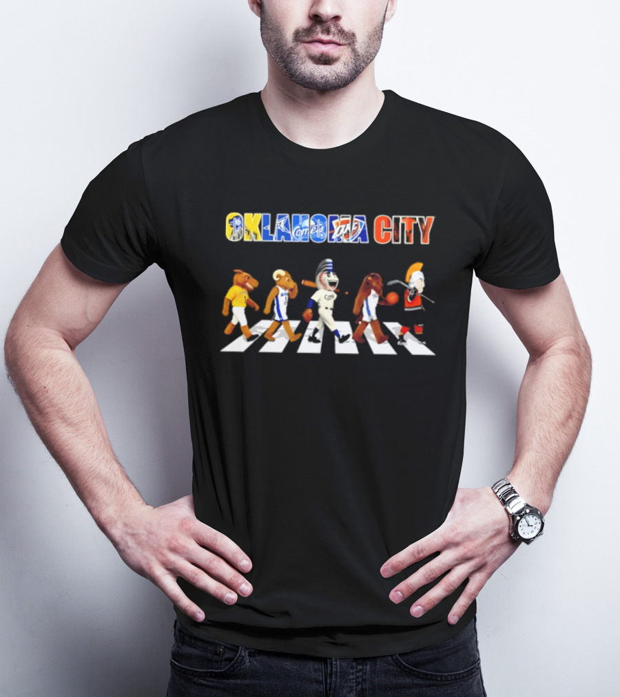 Oklahoma City Mascots Abbey Road Sports Team 2026 OKC T-Shirt