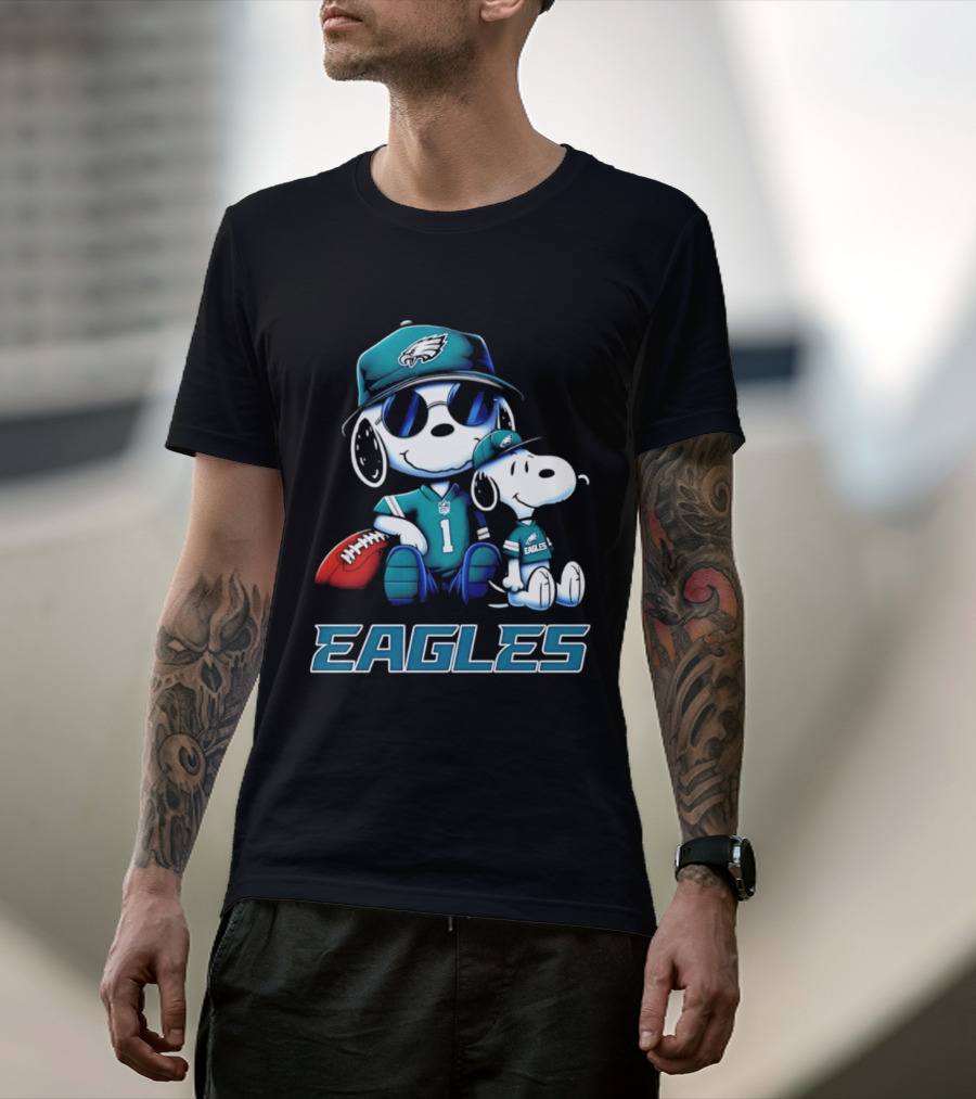 Snoopy Eagles Philadelphia Football 2026 T-Shirt