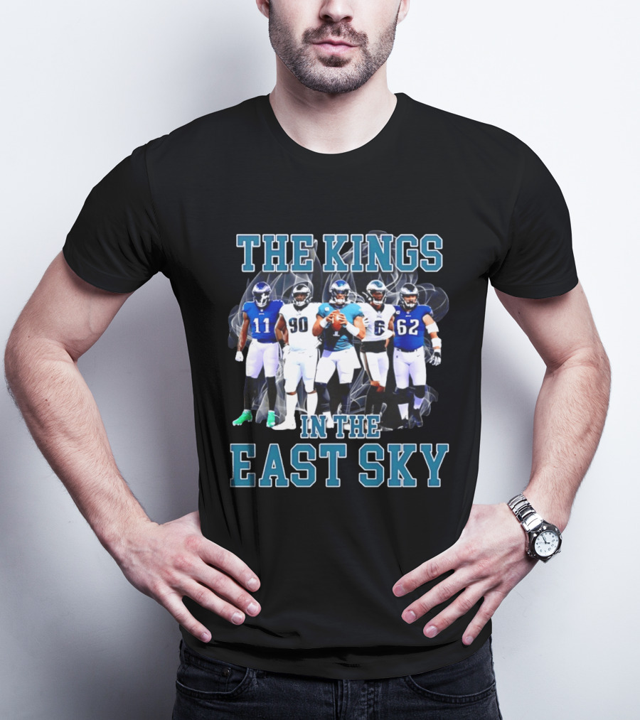 The Kings In The East Sky Philadelphia Eagles Football Players Signatures T-Shirt