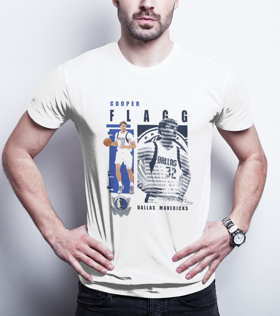 Cooper Flagg Dallas Mavericks Highlights 2026 Signatures T-Shirt