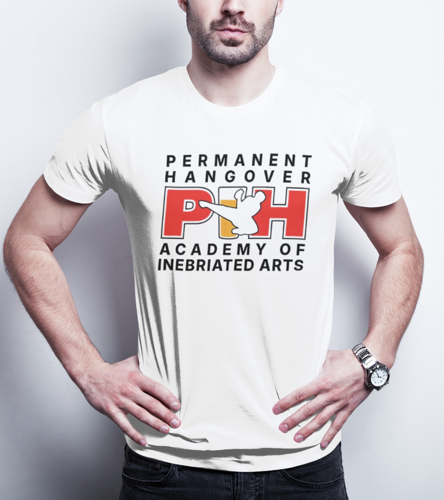 Permanent Hangover PIH Academy Of Inebriated Arts T-Shirt