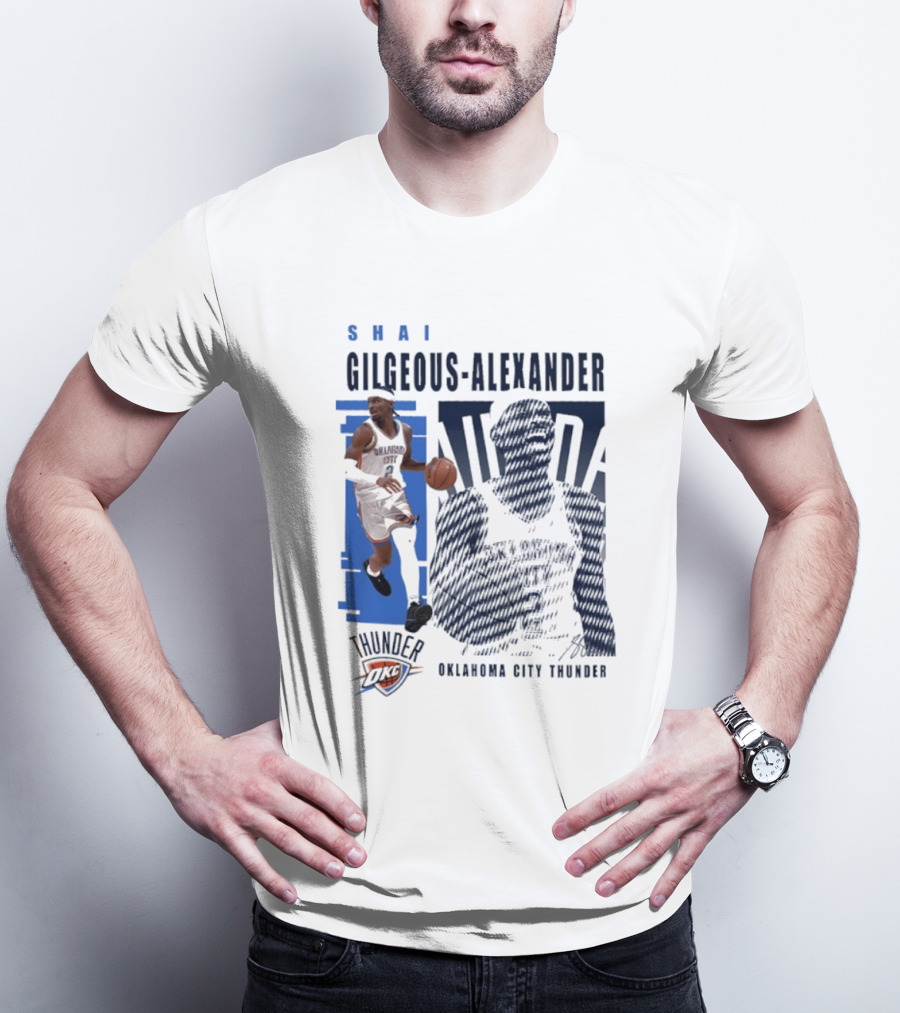 Shai Gilgeous Alexander Oklahoma City Thunder NBA Basketball Highlights 2026 T-Shirt