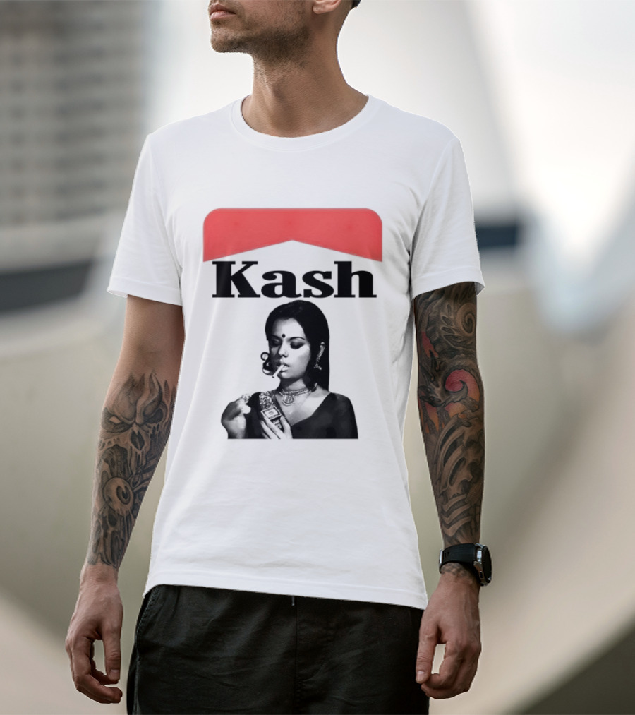 Mumtaz Kash Marlboro Iconic Red Collar T-Shirt