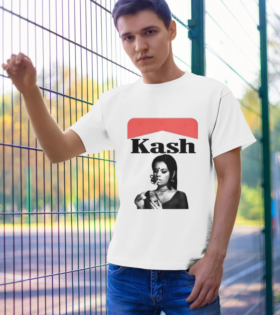 Mumtaz Kash Marlboro Iconic Red Collar T-Shirt