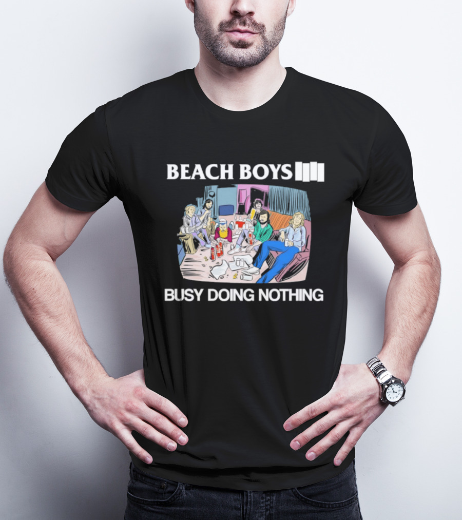 Beach Boys Busy Doing Nothing Brian Wilson Couch Scene T-Shirt