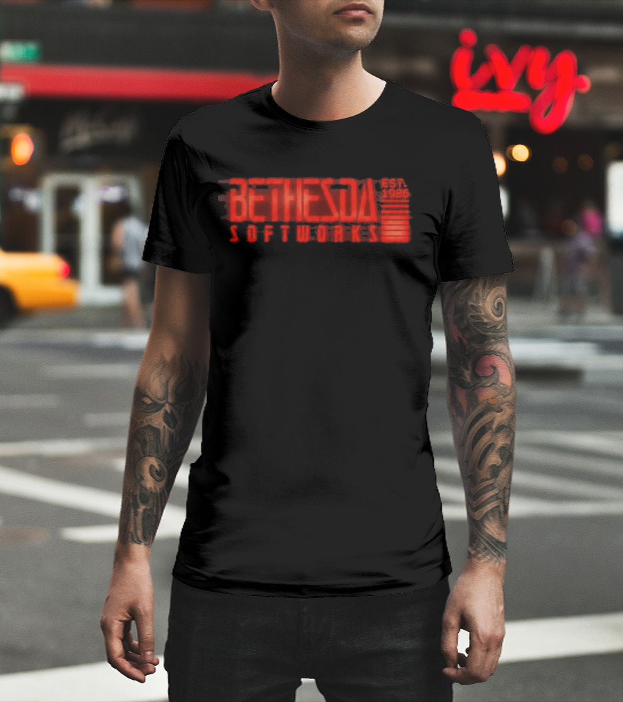 Bethesda Softworks Est 1986 Retro Gaming Nostalgia T-Shirt