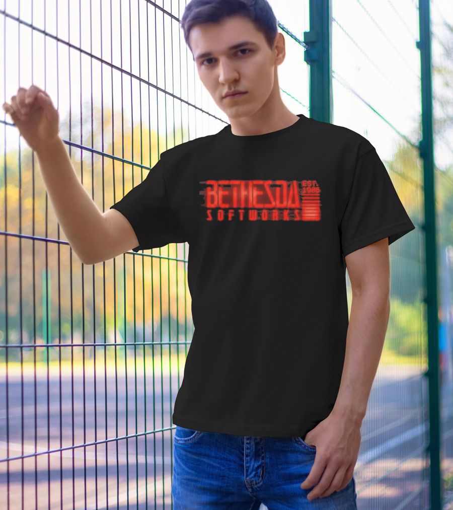 Bethesda Softworks Est 1986 Retro Gaming Nostalgia T-Shirt