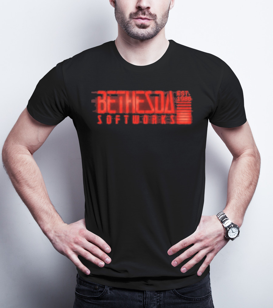Bethesda Softworks Est 1986 Retro Gaming Nostalgia T-Shirt