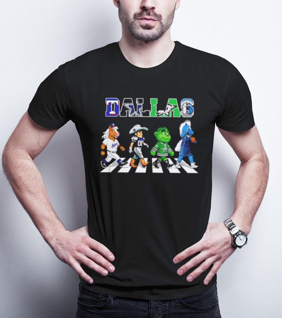 Dallas Rangers Cowboys Stars Mavericks Abbey Road 2026 Season T-Shirt