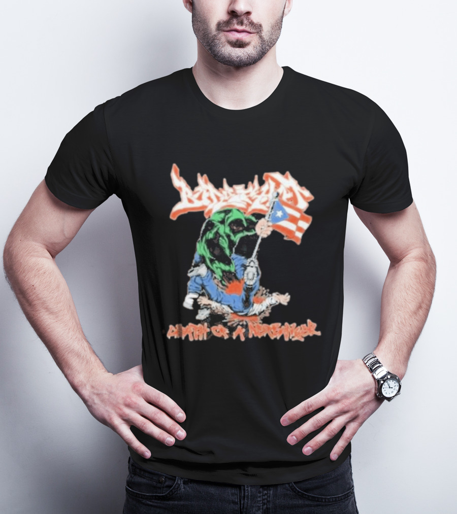 Death Of A Netbanger Puerto Rican Flag Street T-Shirt