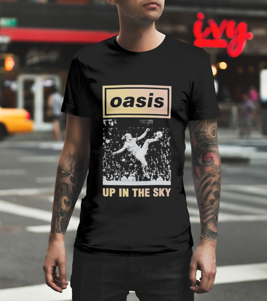 Oasis Up In The Sky Erling Haaland Soccer Kick T-Shirt