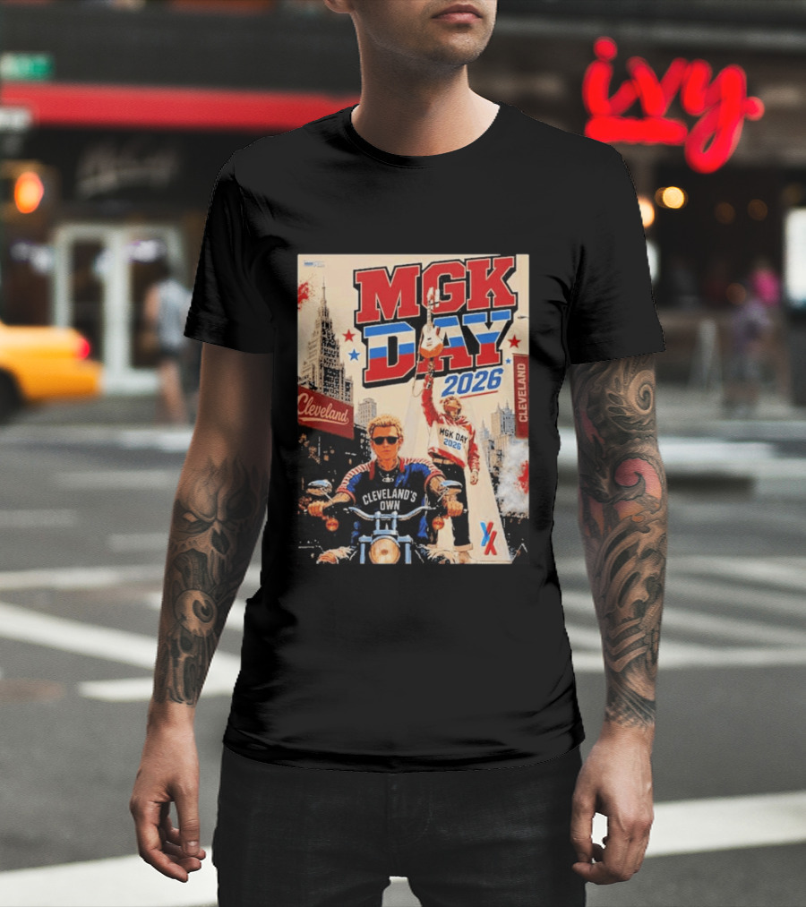MGK Day 2026 Cleveland Music Event With Cleveland's Own T-Shirt