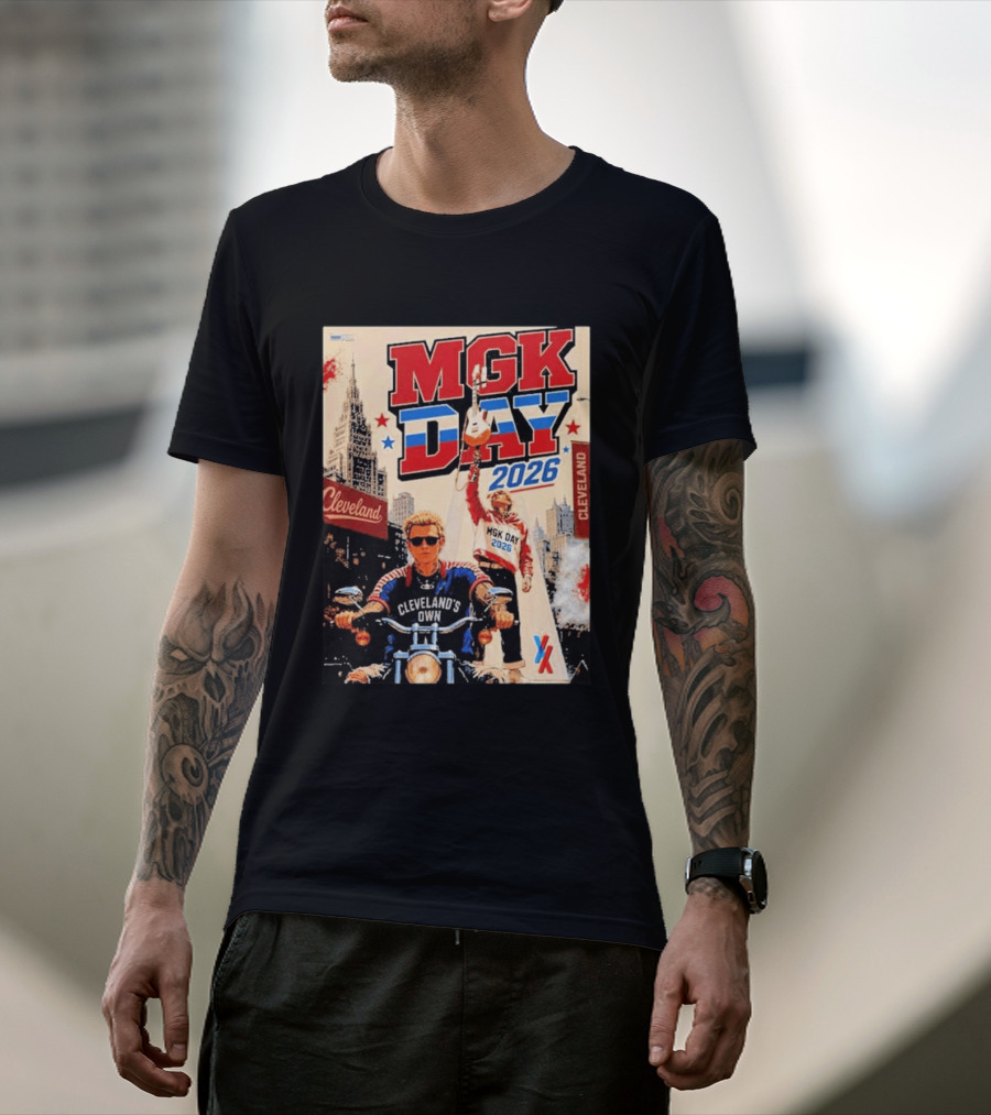 MGK Day 2026 Cleveland Music Event With Cleveland's Own T-Shirt