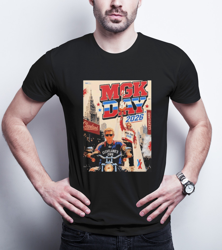 MGK Day 2026 Cleveland Music Event With Cleveland's Own T-Shirt