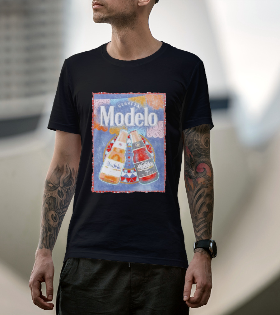 Cerveza Modelo Mexican Beer Bottles T-Shirt
