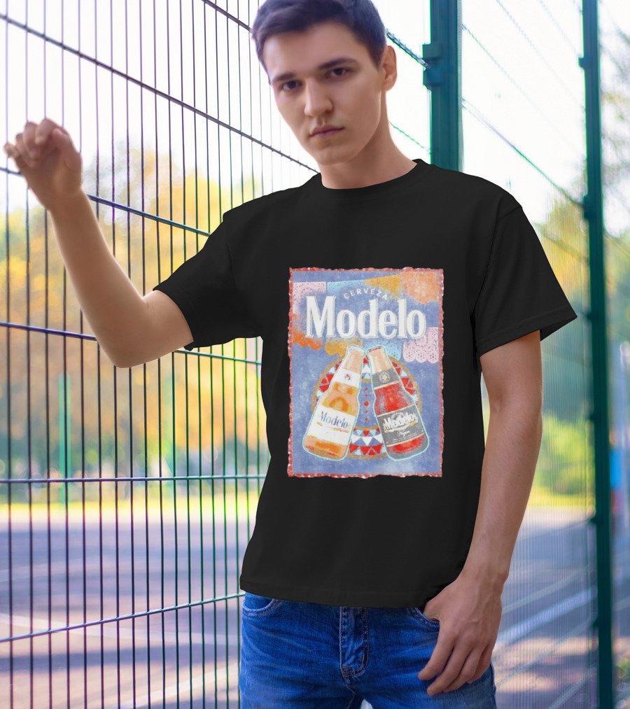 Cerveza Modelo Mexican Beer Bottles T-Shirt