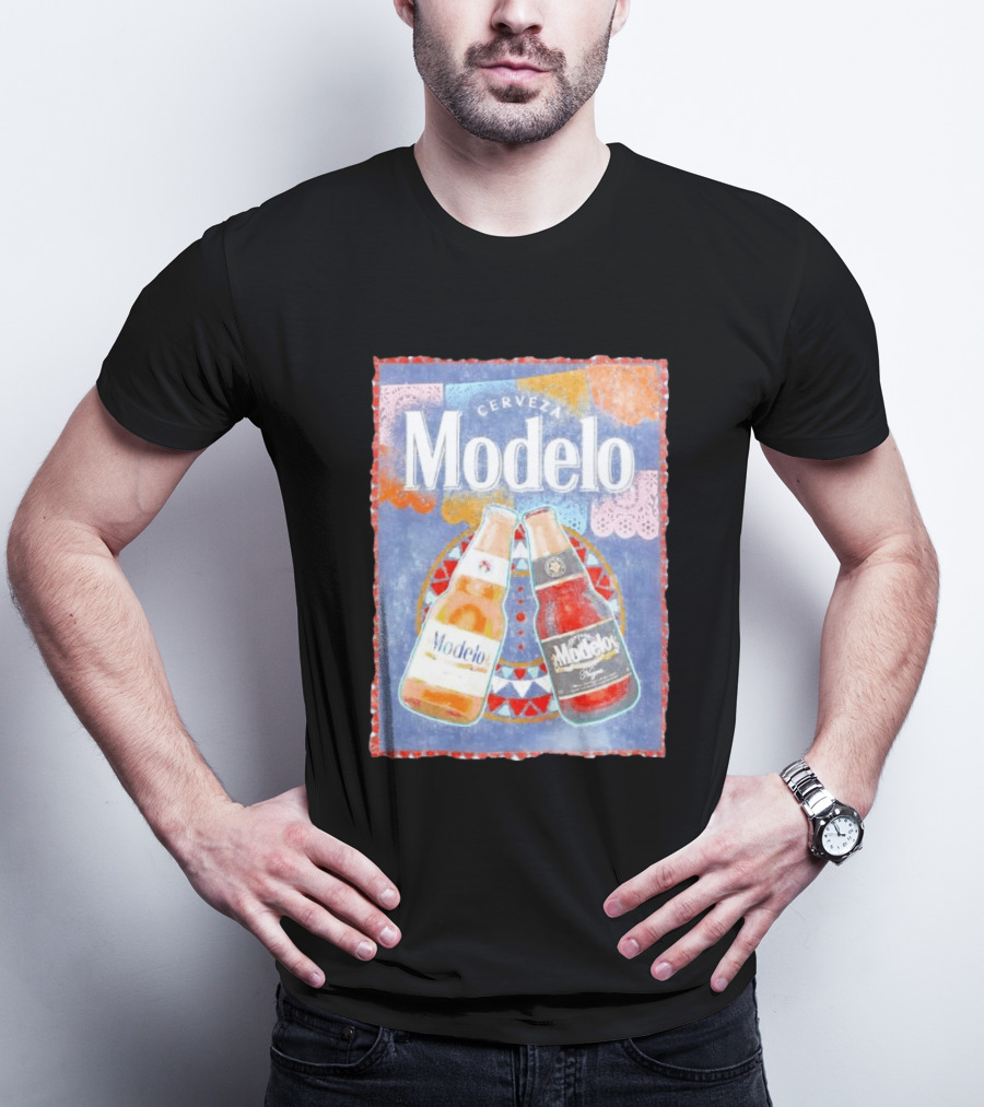 Cerveza Modelo Mexican Beer Bottles T-Shirt