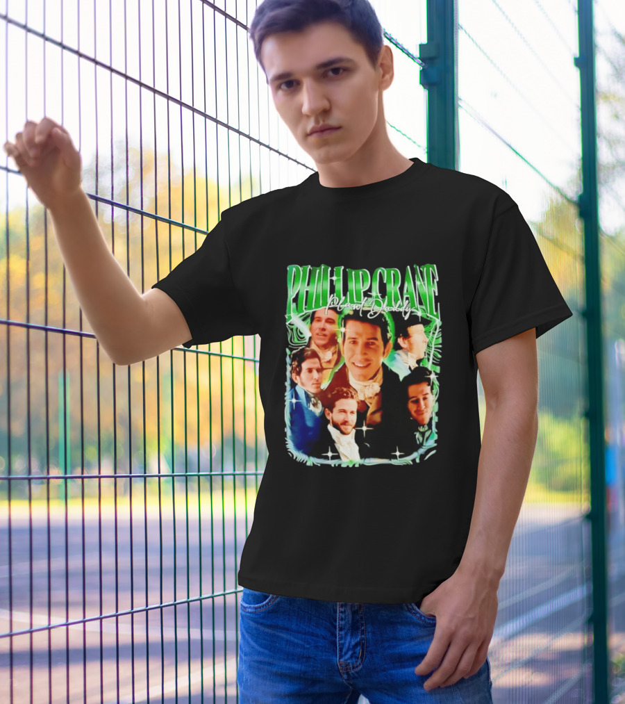 Phillip Crane Plant Daddy Regency Style Portrait Collage T-Shirt
