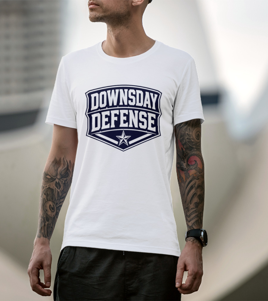 Downsday Defense Dallas Cowboys Star T-Shirt