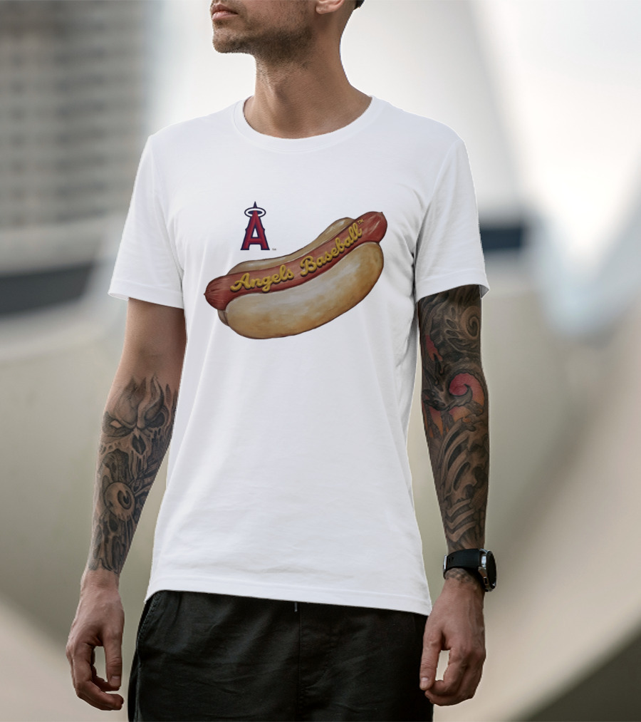 Los Angeles Angels Baseball Hot Dog MLB 2026 Season T-Shirt