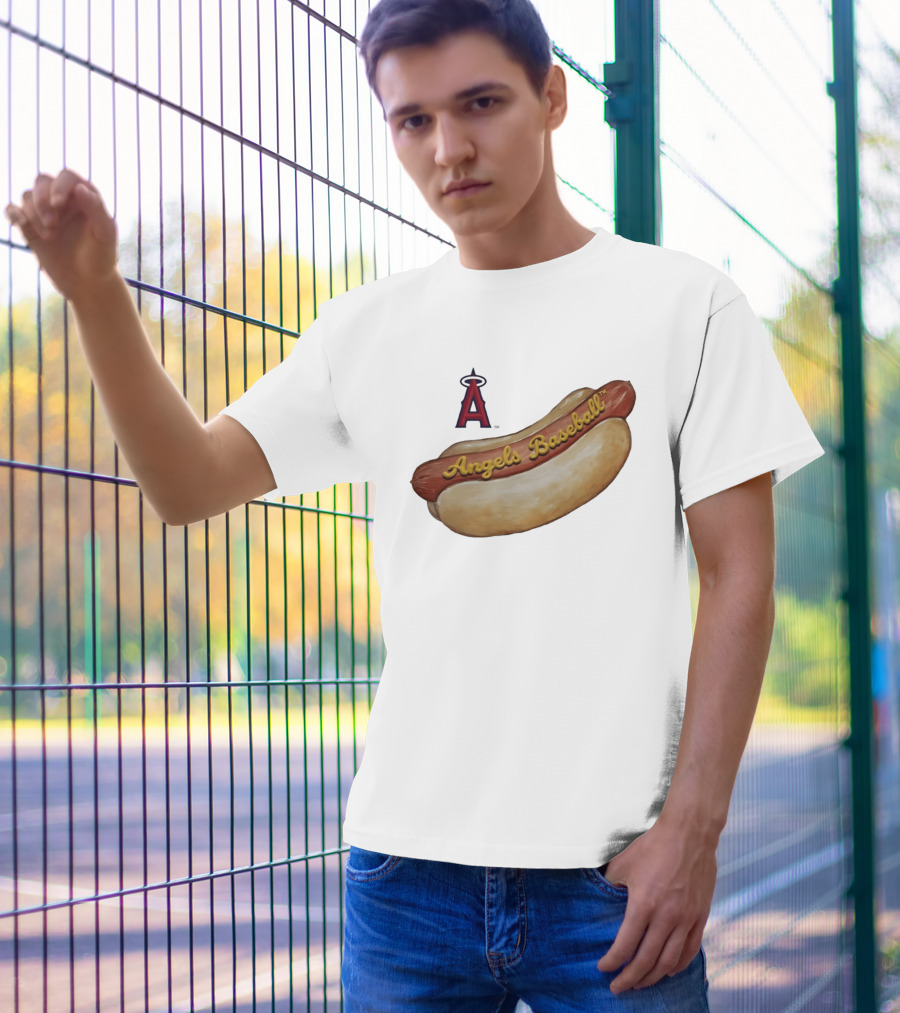 Los Angeles Angels Baseball Hot Dog MLB 2026 Season T-Shirt