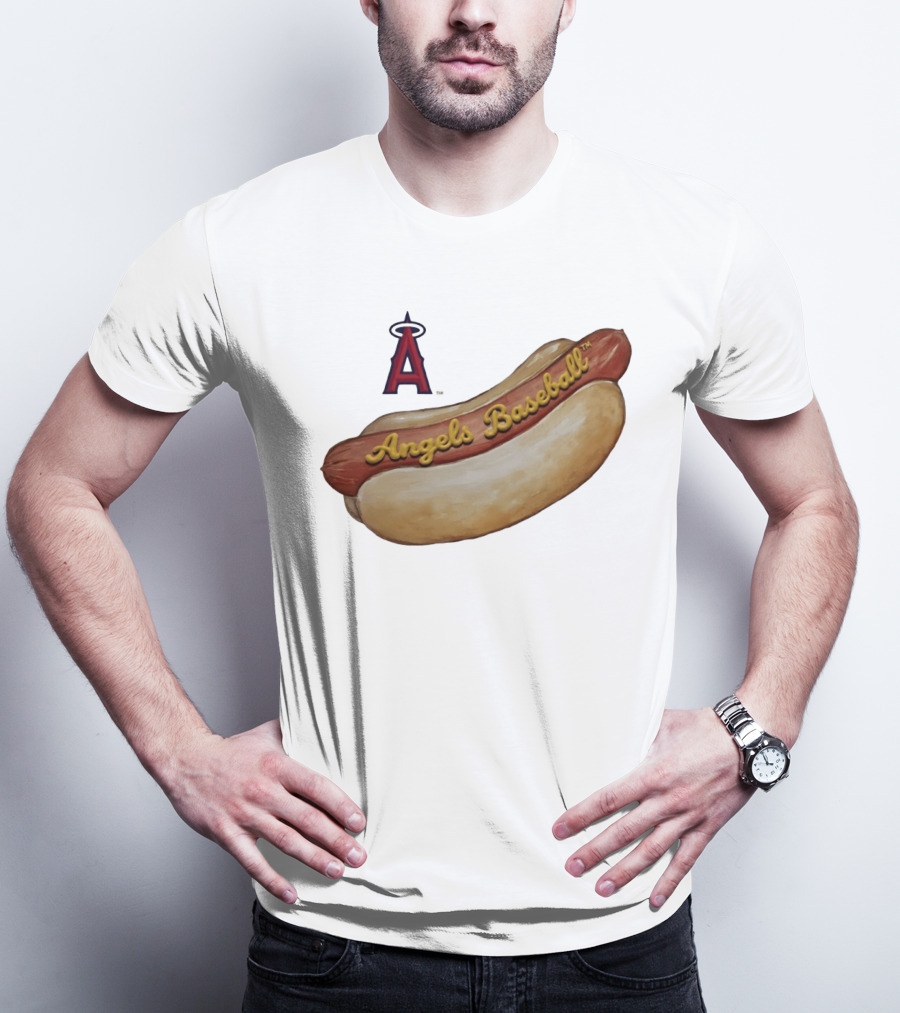 Los Angeles Angels Baseball Hot Dog MLB 2026 Season T-Shirt