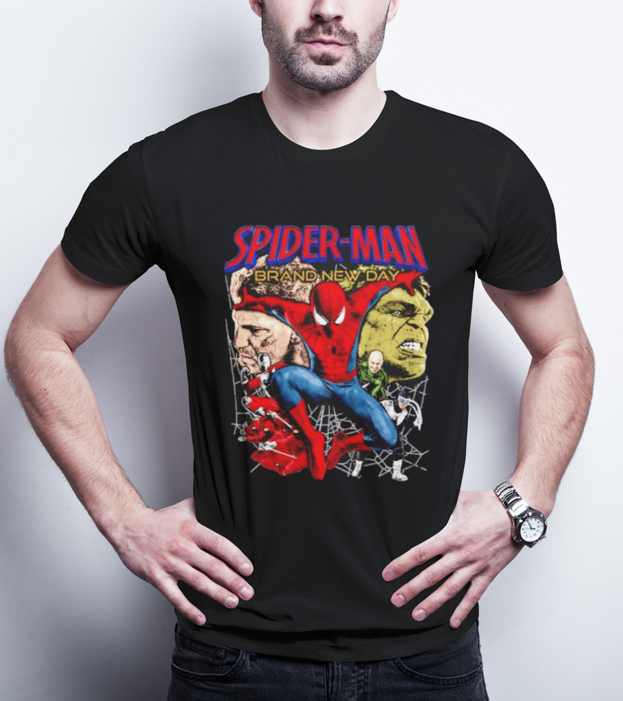 Spider Man Brand New Day Marvel Comics Superhero Characters T-Shirt