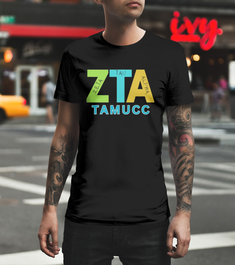 Zeta Tau Alpha TAMUCC Greek Life Sorority T-Shirt