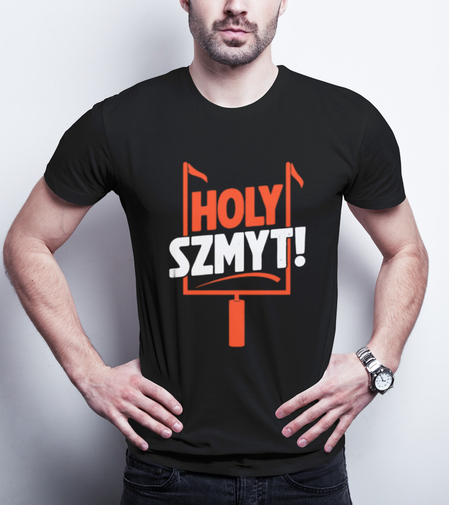 Andre Szmyt Holy Szmyt Cleveland Browns Football Uprights T-Shirt