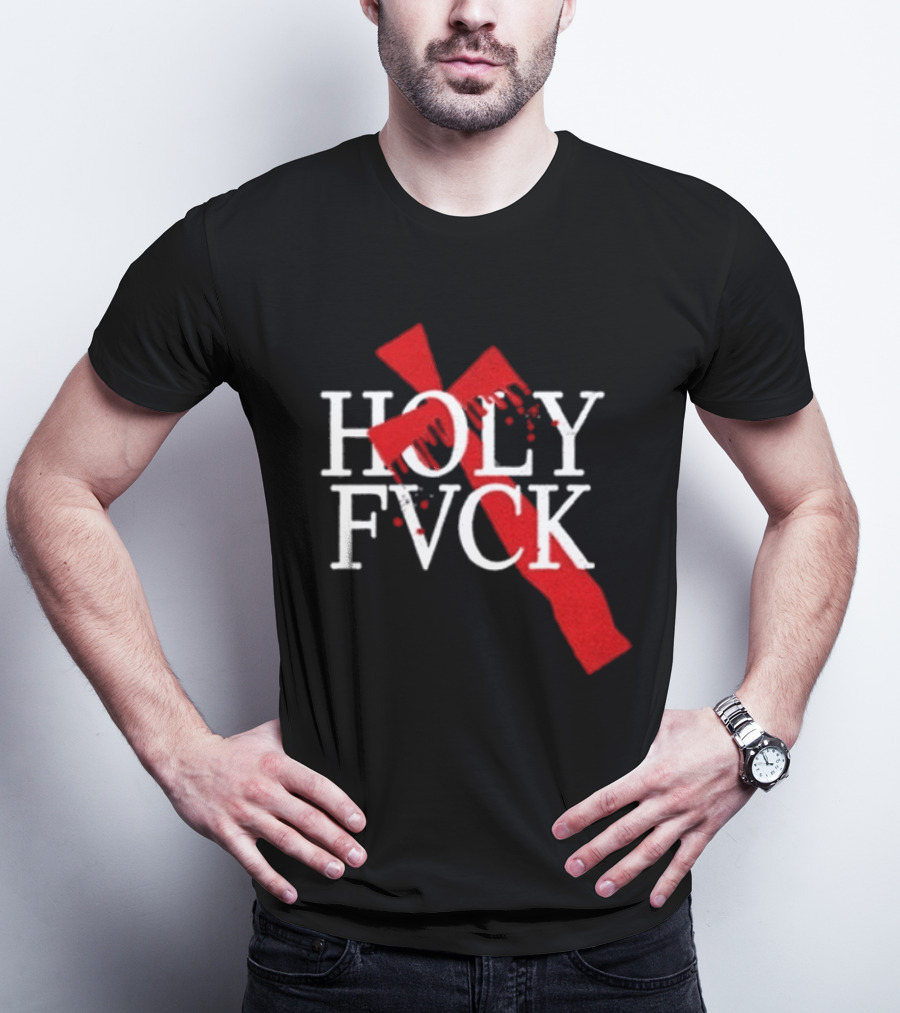 Demi Lovato Holy Fvck Bleeding Cross T-Shirt