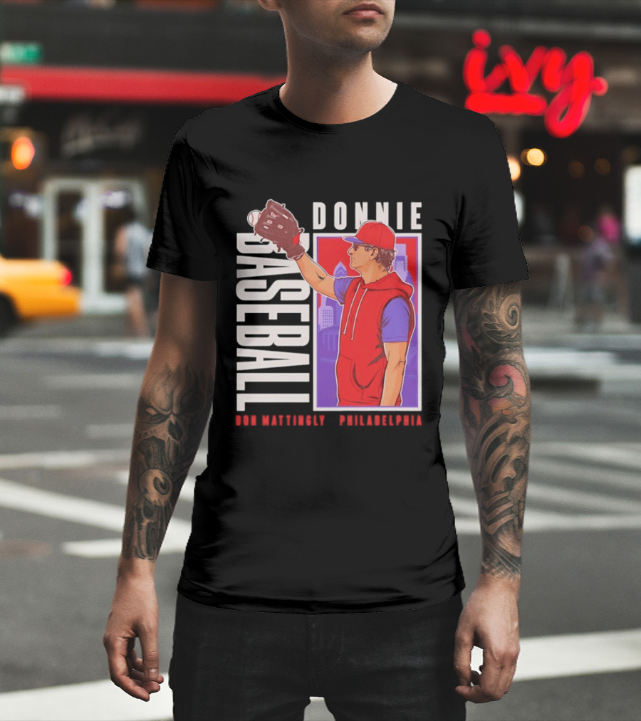 Don Mattingly Donnie Baseball Philadelphia Sports T-Shirt