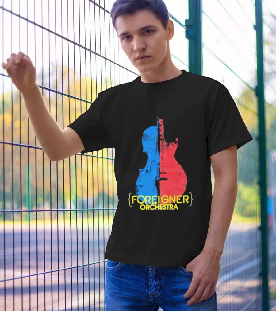 Foreigner Orchestra Violin Guitar Fusion T-Shirt