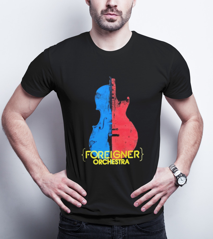 Foreigner Orchestra Violin Guitar Fusion T-Shirt