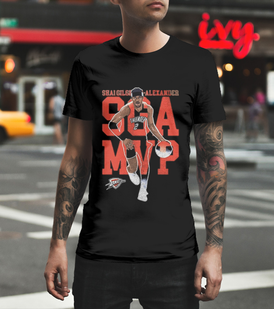Shai Gilgeous Alexander SGA MVP Basketball Champion 2025 T-Shirt