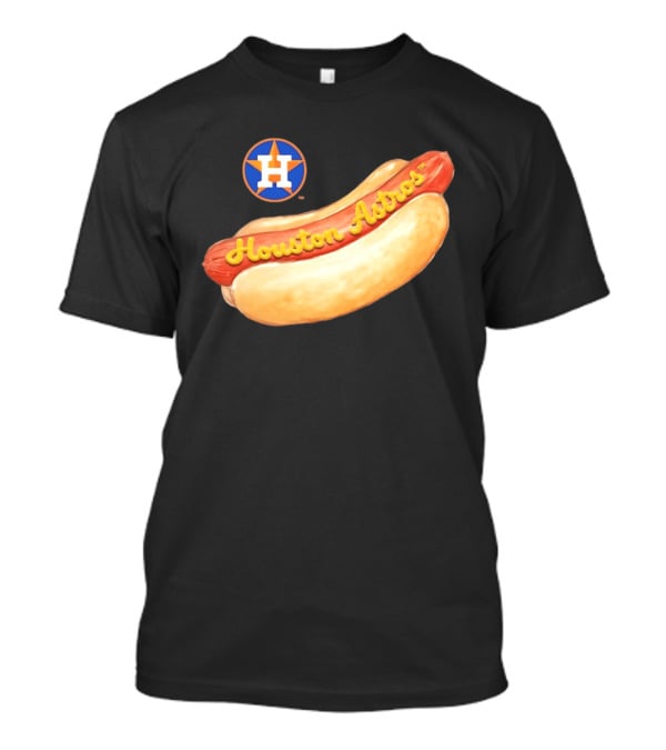 Houston Astros Hot Dog MLB 2026 Season Fan T-Shirt
