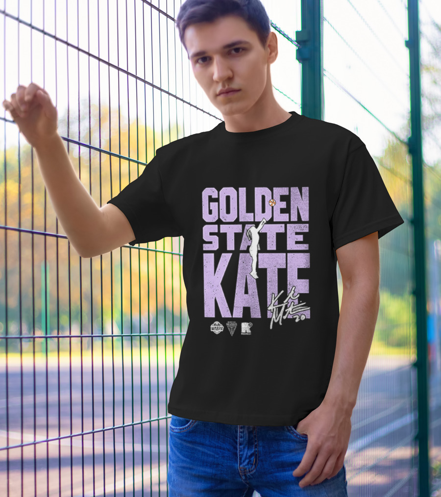 Golden State Kate Basketball Silhouette Player T-Shirt